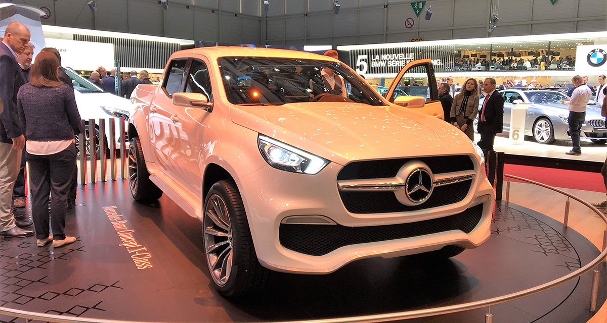 Mercedes-Benz Vans Classe X, il pick-up visto da vicino a Ginevra 2017 ...