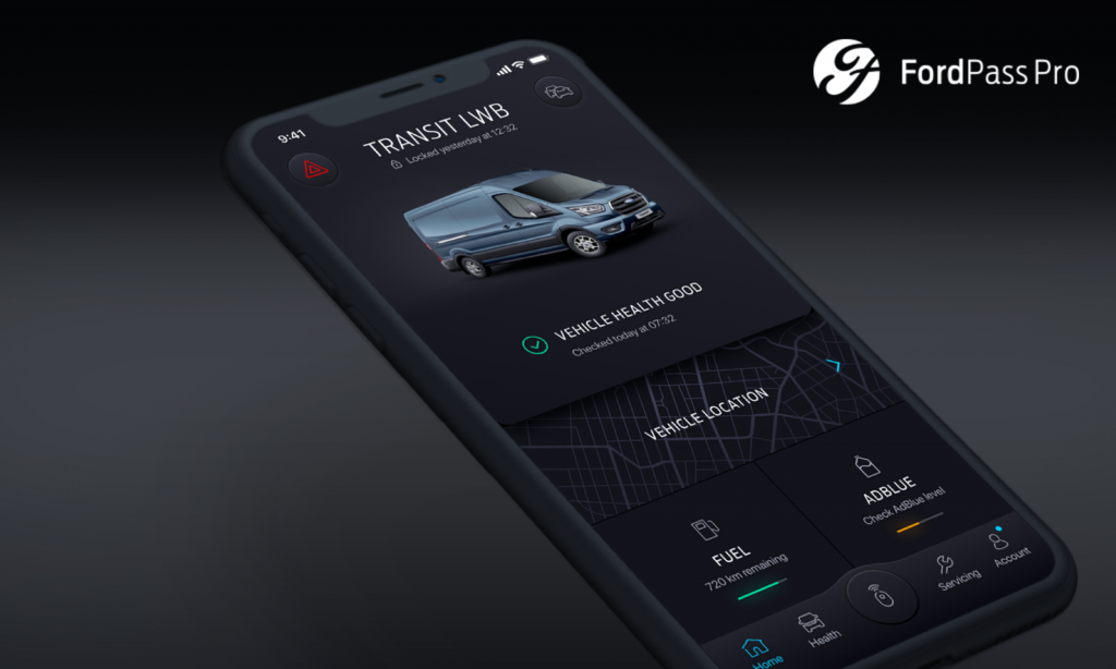 FordPass Pro: una app per i clienti dei veicoli commerciali Ford