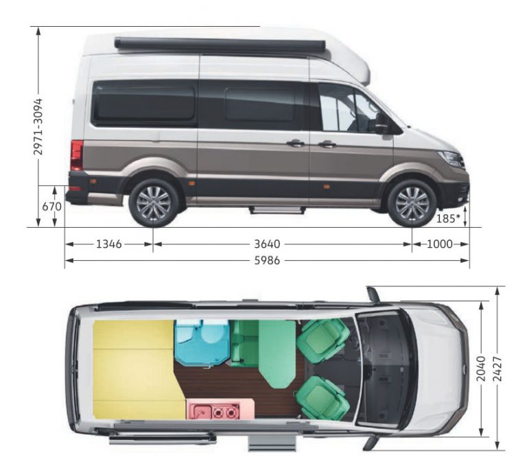 Grand California 600 Maße