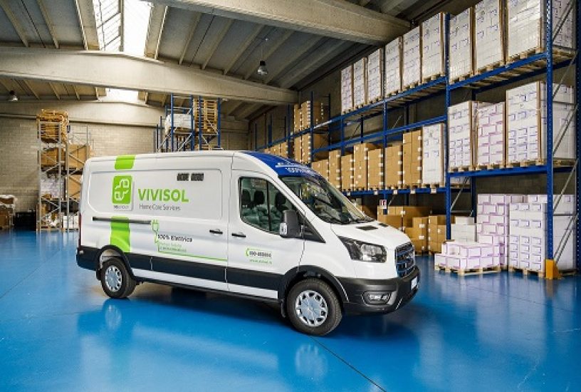 Ford E-Transit, nuovo test in esercizio con Vivisol - Mezzi Commerciali